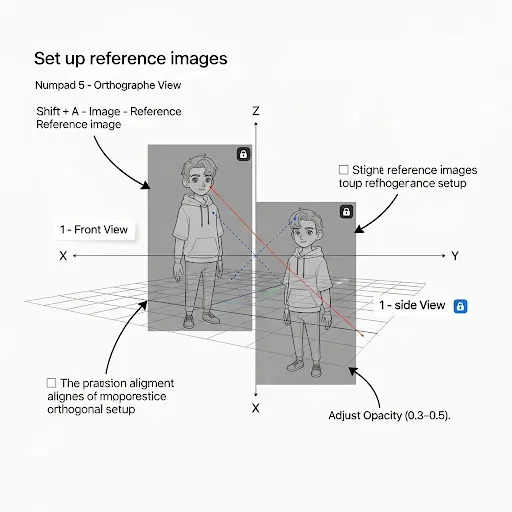 How to Convert 2D Concept Art into a Clean 3D Mesh in Blender